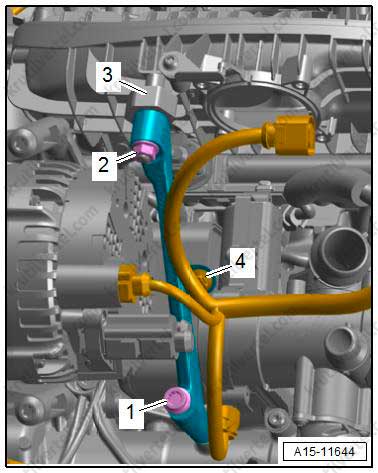 Audi Q7 с 2015 года - датчики системы управления двигателем