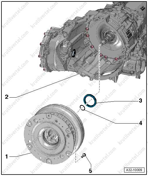 Audi Q7 с 2015 года - гидротрансформатор автоматической коробки передач