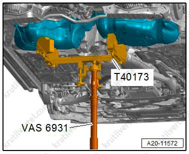 Audi Q7 с 2015 года - топливный бак и топливный фильтр