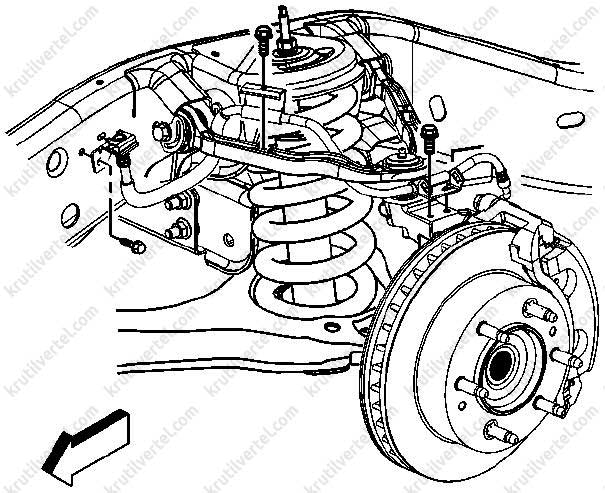 Chevrolet Tahoe | Saburban с 2000 года - ступица и поворотный кулак ...