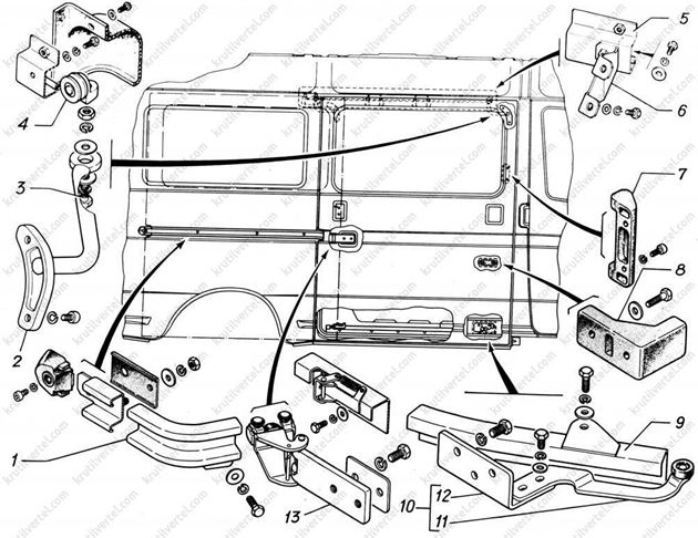 ГАЗ 2705 | 3302 Газель с 1994 года - двери