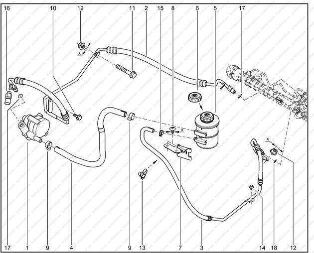 Lada | ВАЗ Largus с 2012 года - каталог запчастей рулевого управления