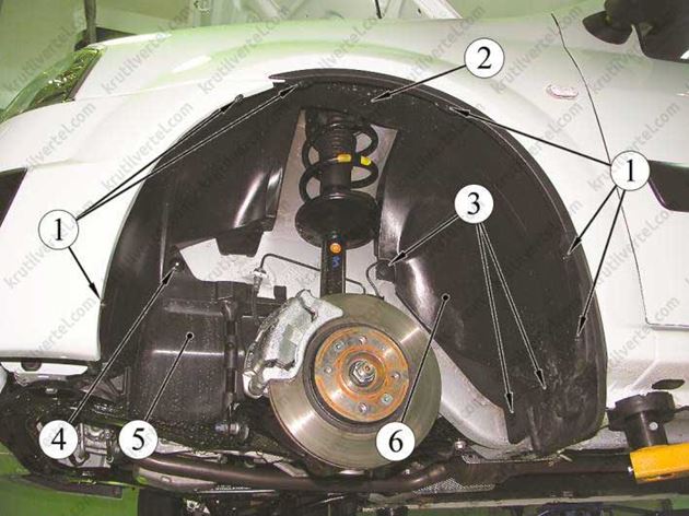 Lada | ВАЗ Largus с 2012 года - переднее крыло