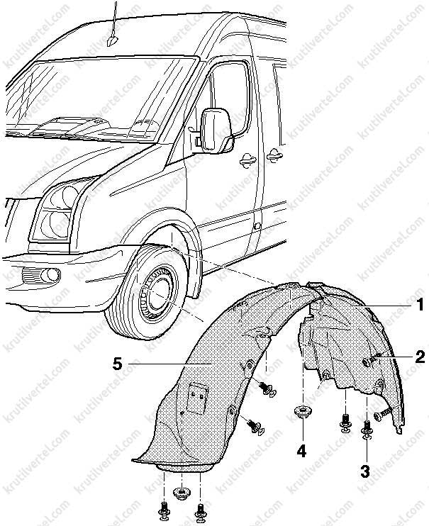 Mercedes Sprinter W906 | VW Crafter с 2006 года - наружные элементы кузова