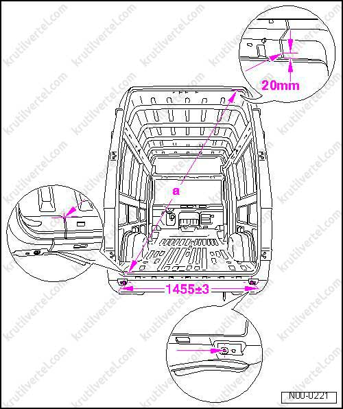 Mercedes Sprinter | VW LT2 с 1995 года - кузовные размеры