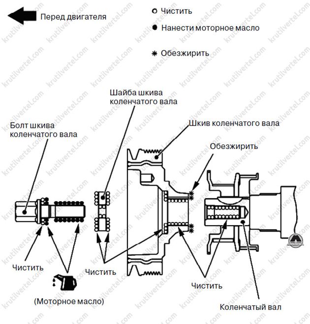 Mitsubishi L200 | Triton | Warrior с 2006 года - шкив коленвала