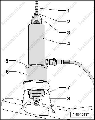 Volkswagen T5 с 2009 года - передняя подвеска