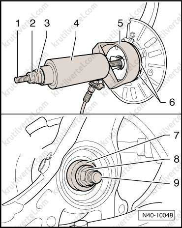Volkswagen T5 с 2009 года - передняя подвеска