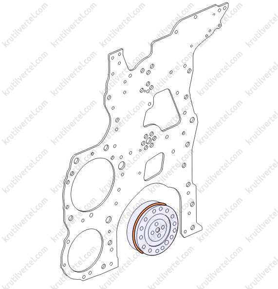 Volvo FH с 2012 года - шестерни привода ГРМ