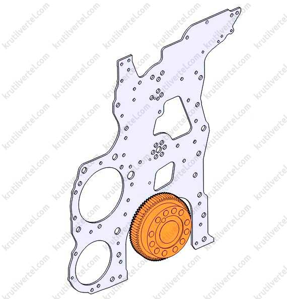 Volvo FH с 2012 года - шестерни привода ГРМ