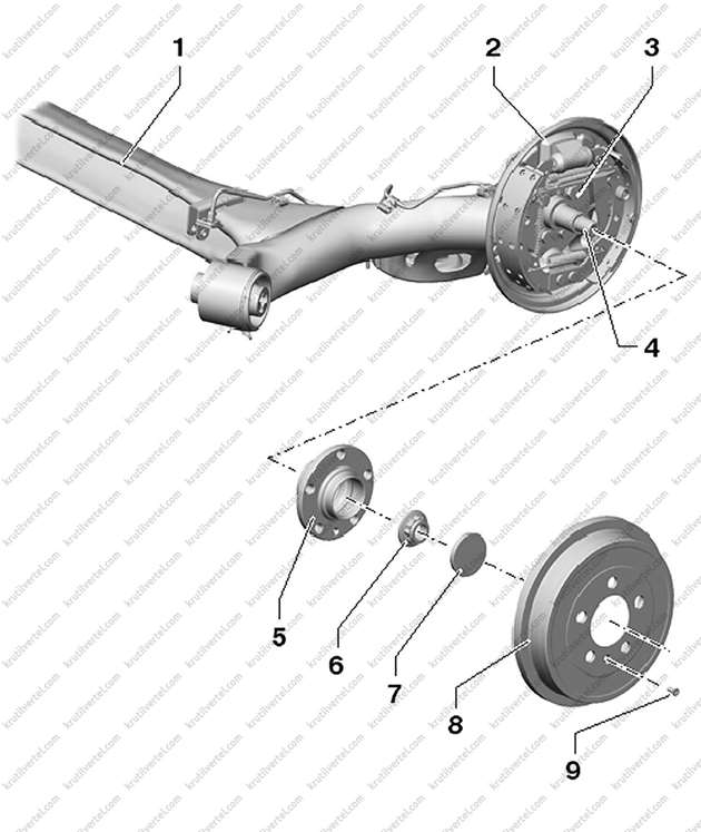 VW Polo Liftback с 2020 года - задняя подвеска