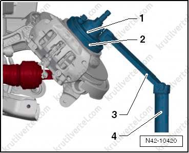 Volkswagen Touareg с 2010 года - приводные валы задней оси