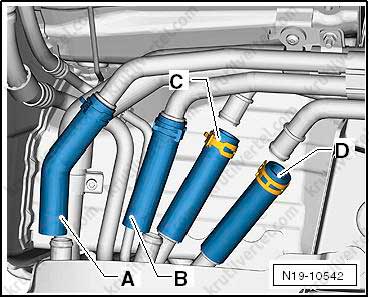 Volkswagen Touareg с 2010 года - замена охлаждающей жидкости